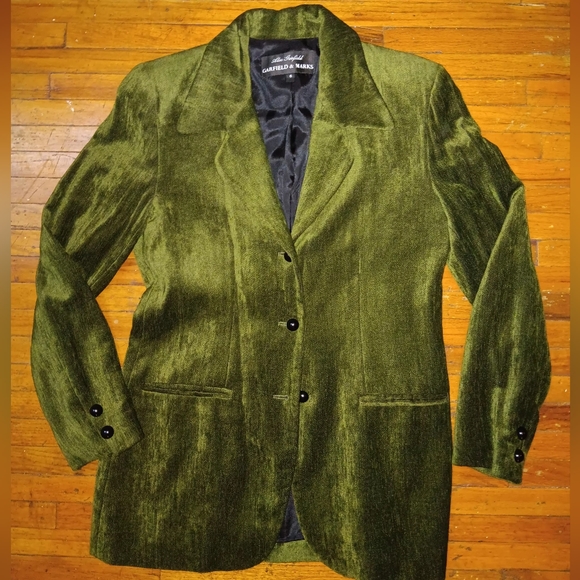 Garfield and Marks | Jackets & Coats | Garfield And Marks Velour Blazer ...